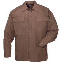 5.11 Tactical TDU Shirt Long Sleeve Poly/Ctn Ripstop Tall 72002T | Free ...