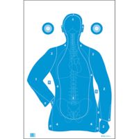 Action Target B-21E Blue w/Anatomy Scoring, Pack of 100 | 67% Off w ...