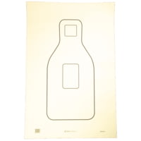 Action Target FBI QIT-03 Qualification Target, Cream and Black, 23x35 ...