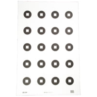 Action Target Military 3 Aimpoint Dot Training Target, Black and White ...