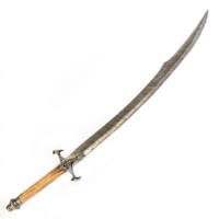 Battling Blades Arabian Scimitar High Carbon Damascus Steel 41in Sword