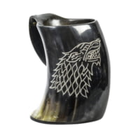 Battling Blades Wolf 32 Fl Oz Extra Large Horn Mug