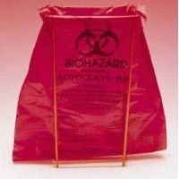 Bel-Art Benchtop Biohazard Bag, SCIENCEWARE 131660000 Biohazard Bag ...