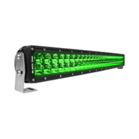 Black Oak LED Curved Double Row Combo Green LED Hog Hunting Light Bar ...
