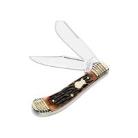 Boker USA Plus Fat Belly Trapper Two Blade Folding Pocket Knife - 5 5/8 ...