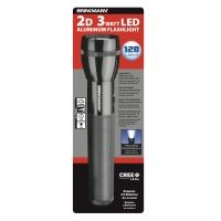 Brinkmann Outdoors Pro Max Aluminum 2D 3 Watt LED Flash Light | Free ...
