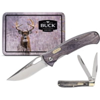 Buck Knives Linerlock/Trapper Combo Stainless Steel Folding Knife ...