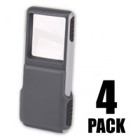 Carson MiniBright 3x Pocket LED Magnifier Loupe, 4 Pack | 36% Off Free ...