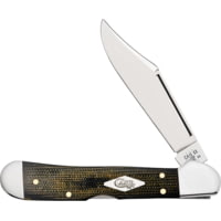 Case Copperlock Black/Green Micarta 3.63in Folding Knife | Free ...
