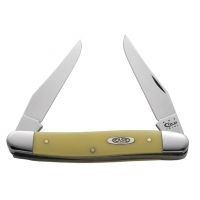 Case MUSKRAT CV Yellow Synthetic Muskrat Knife - Two Clip Blades | Free ...