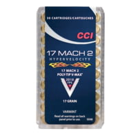 CCI Ammunition 17 Mach 2 17gr Hornady V-MAX CC0048