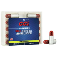 CCI Ammunition Pest Control Big 4 Shotshell 9mm Luger 45 Grain Brass ...
