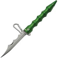 China Made Kubaton Linerlock Green Folding Knife | Free Shipping over $49!