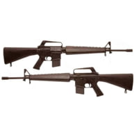 Colt M16A1 Semi-Auto Rifle, 5.56x45mm NATO, 20 in barrel