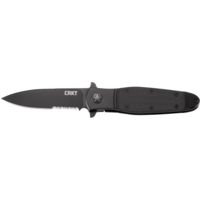 CRKT Bombastic Frame Lock Knife With Triple Point Serrations | Free ...