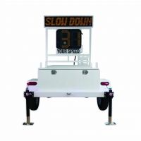 Decatur OnSite 400 Speed Radar Display Trailer w/ LED Message Board ...