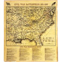Denix Civil War Battlefield Map | Free Shipping over $49!