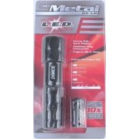 Dorcy 1 Watt - 3AAA Metal Gear LED Flashlight-black w/ Batteries 41 ...