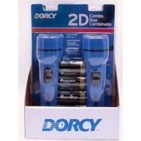 Dorcy 2-2d Twin Deluxe Combo w/ Batteries 41-2094 | Free Shipping over $49!