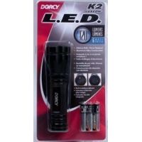 Dorcy 6 Watt- 3AAA K2 LED Battery Indicator Flashlight w/ Titanium ...