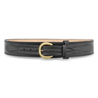 DutyMan 2-1/4inch High-gloss Leather River Belt With Solid Brass Nickel ...