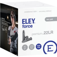 Eley Ammunition Eley Ammo Force .22lr 300-pack 42gr Round Nose Lead 02430