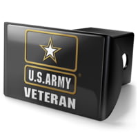 Old Southern Brass U.S. Army Veteran Trailer Hitch Cover for 2 Receivers