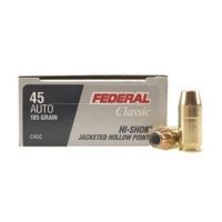 Federal Premium Classic 45 Auto 185gr PwrShok JHP C45C
