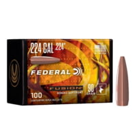 Federal Fusion Component Bullet .224 90 Grain Soft Point Rifle Bullet ...