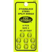 Fin Strike Split Rings Stainless Steel Size 5 40Lb | Free Shipping over ...
