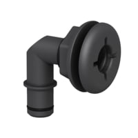 Flow-Rite Qwik-Lok Flanged Thru-Hull 3/4" Fitting - Elbow | Free ...