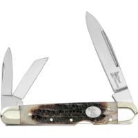 Frost Lockback Whittler Bone Folding Knife | Free Shipping over $49!