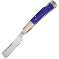 Frost Blue Smooth Bone Lockback Razor | Free Shipping over $49!