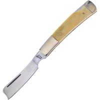 Frost White Smooth Bone Lockback Razor | Free Shipping over $49!