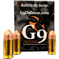 G9 Defense 9mm 126 Grain Subsonic Brass Cased Pistol Ammunition E-9MM ...