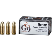 G9 Defense 9mm Luger 115 Grain Full Metal Jacket (FMJ) Brass Cased ...