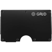 Grid Wallet Black Aluminum Wallet | w/ Free Shipping and Handling