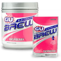 GU Raspberry Electrolyte Brew Canister-35 servings | Free Shipping over ...