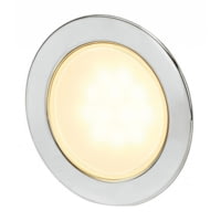 Hella Marine Gen 2 Round EuroLED 95 LED Down Light w/ Stainless Steel ...