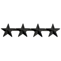 HERO'S PRIDE 4 Star Pin 1/2'' High - Pair | Free Shipping over $49!