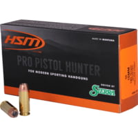 HSM Ammunition Pro Hunter 10mm Auto 180 Grain Jacketed Hollow Point (JHP) Brass Cased Centerfire ...
