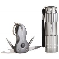 Humvee 9-Bulb LED Flashlight and Keychain Tool Set | Free Shipping over ...