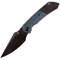 Kansept Knives Fenrir Blue Rose CF 3.5in Folding Knife | Free Shipping ...
