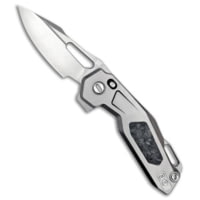Ketuo Mini Griffin Button Liner Lock Knife Titanium/Shred CF 2.9 Bead ...