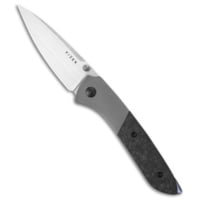 Kizer Cutlery Spitfire Frame Lock Knife Titanium/CF 3.1 Satin Brushed ...