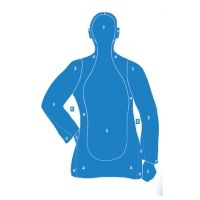 Law Enforcement Targets B-21E Economy 25 Yard Silhouette Target 23x35 ...