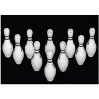 Law Enforcement Targets Bowling Pin Target, Pack of 100 | Free Shipping ...