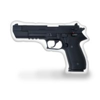 Lifelike Pillows Sig Handgun Pillow | Free Shipping over $49!