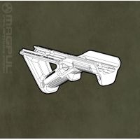 Magpul AFG1 Angled Foregrip, Foliage Green - 1 out of 4 models