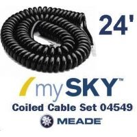 Meade mySKY GPS Connection 24' Coiled Cable Set 04549 for Meade ...